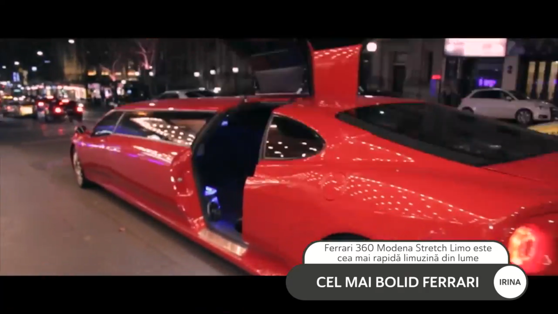 Cât costă Ferrari Modena Stretch Limo, cea mai rapidă limuzină din lume