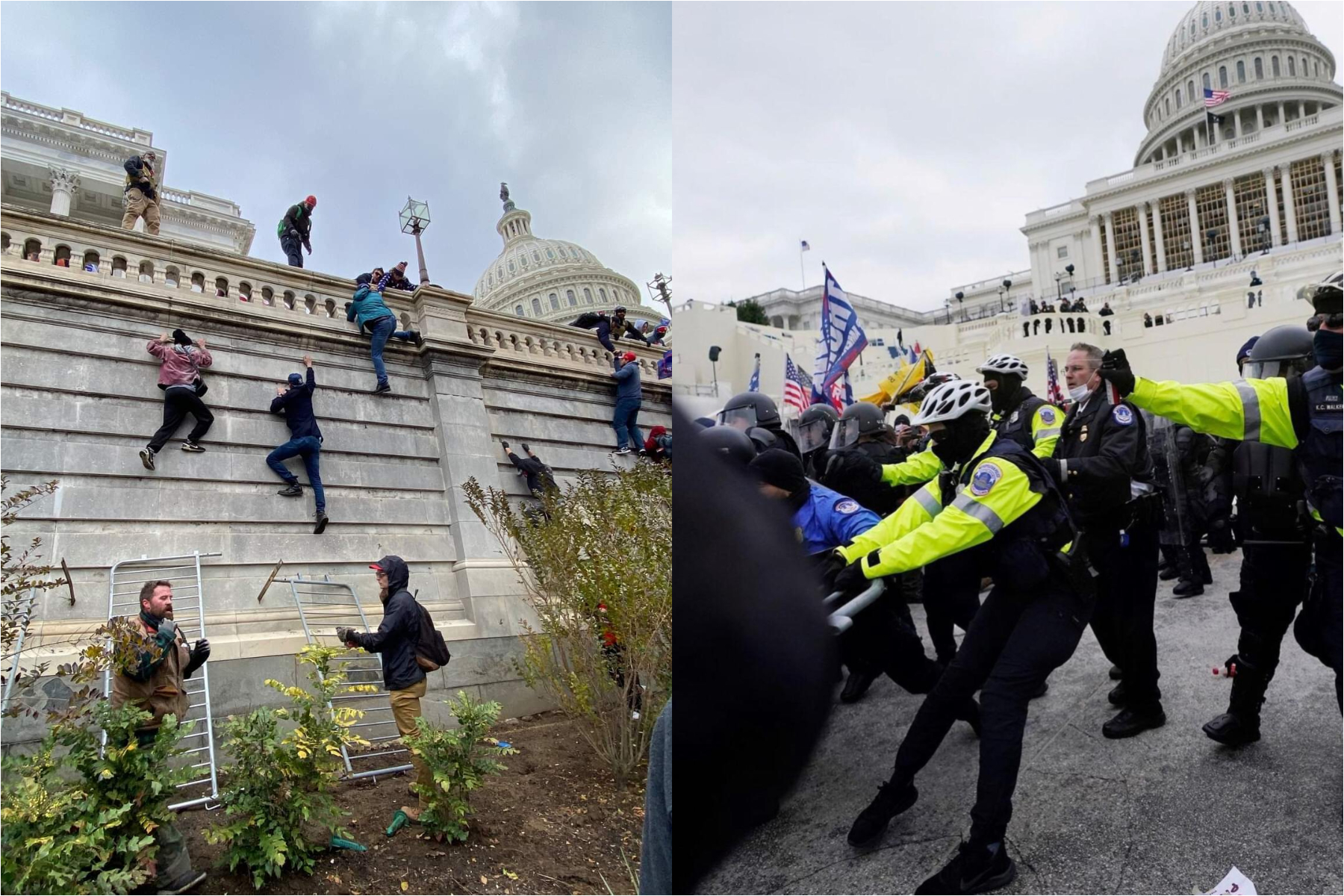 VIDEO Momentul în care susținătorii lui Trump intră în Capitoliul SUA ...