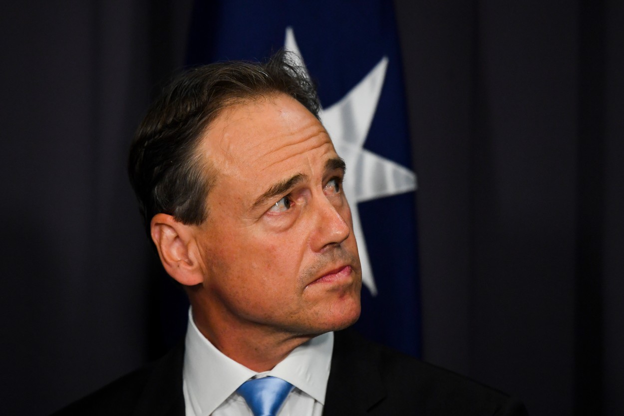 Ministrul australian al Sănătății, Greg Hunt, internat în spital la ...