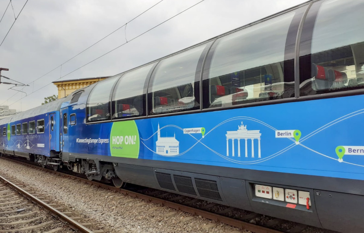 Trenul-simbol al Europei, Connecting Europe Express, va străbate ...