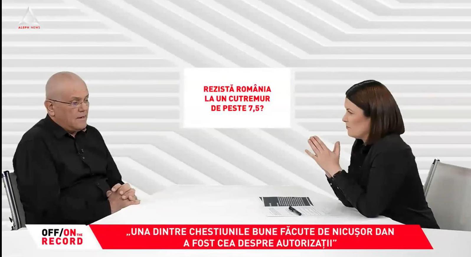 OFF/ON THE RECORD, 12 februarie 2023. Invitat: Marius Pieleanu ...