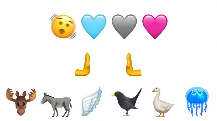 Care sunt cele mai noi emoji Apple: o gâscă, un elan și o altă inimă roz