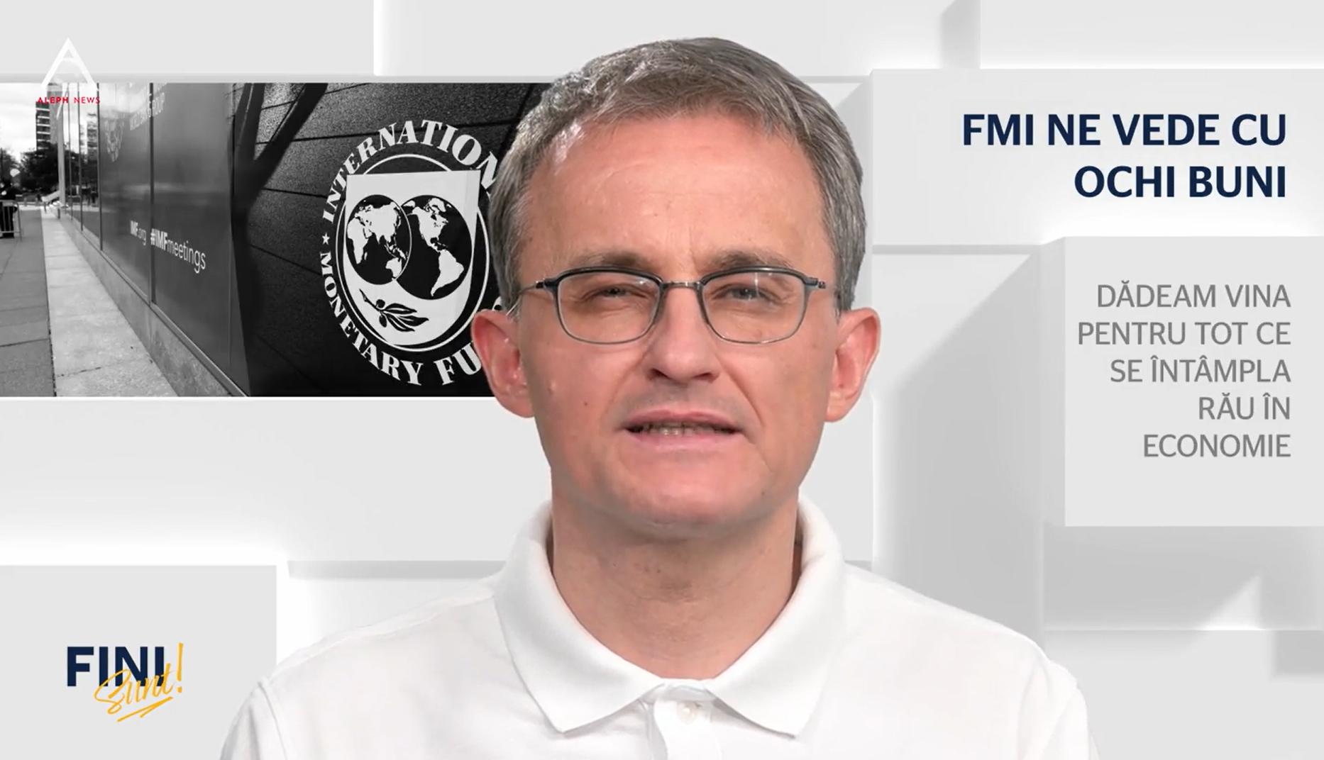 Fini sunt! FMI ne vede cu ochi buni | Aleph News