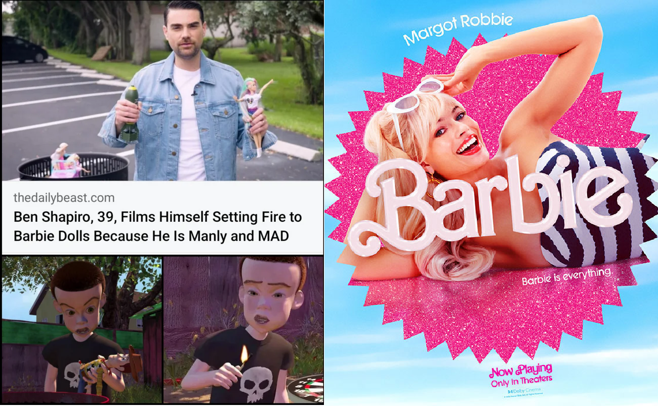 Ben Shapiro i-a făcut o recenzie acidă filmului ,,Barbie” şi a ars două păpuşi