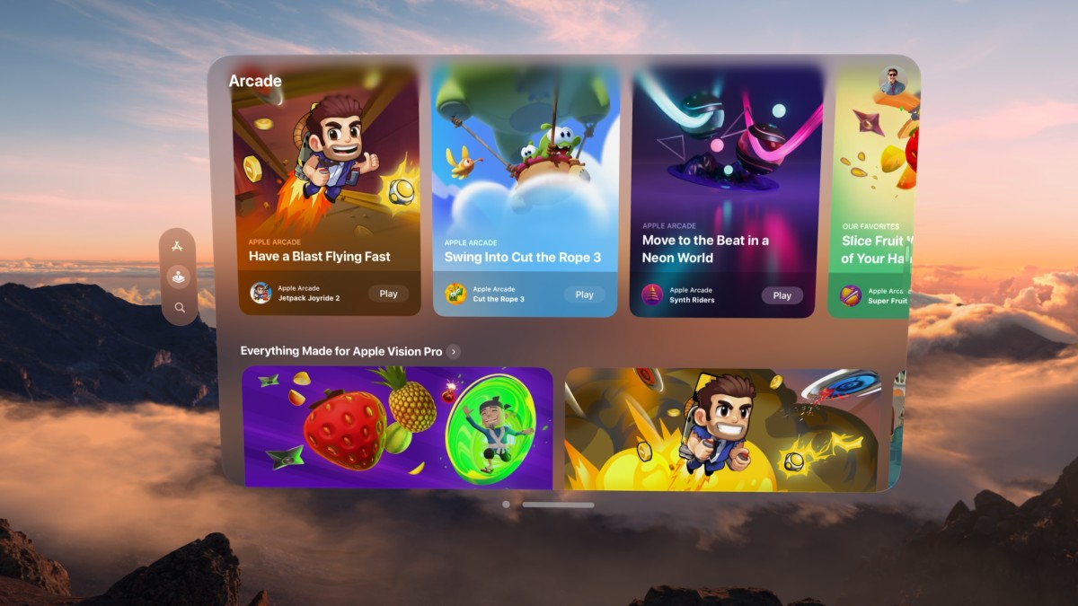 Experiențe 3D pe Apple Vision Pro