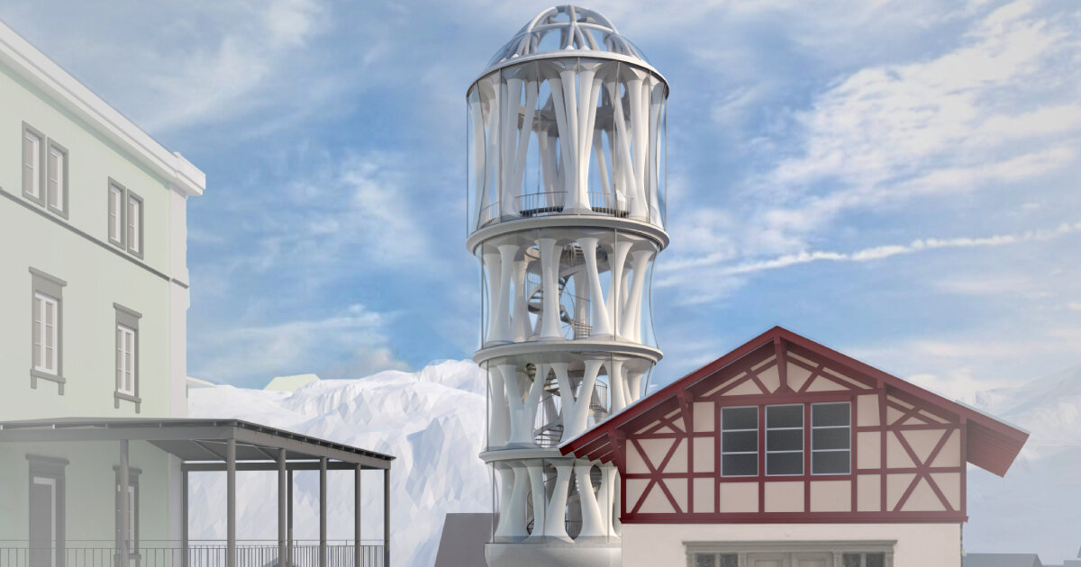 Cel mai înalt turn printat 3D în Alpii Elvețieni