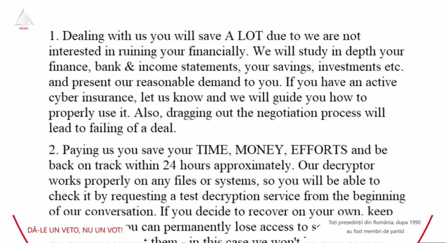 Grupul de hackeri Akira, care a vizat și Aleph News, a atacat acum o companie veche de 158 de ...